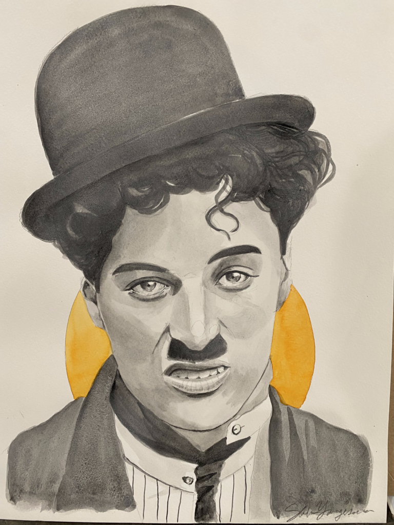 Rogue Gallery | Charlie Chaplin by Shoko Yanagisawa » Rogue Matter Inc.